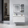 Meuble Salle De Bain 100 cm Vasque Blanche ELISSA | BELLEGNO