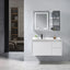 Meuble Salle De Bain 100 cm Vasque Blanche ELISSA | BELLEGNO
