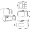 Meuble Salle De Bain 100 cm Vasque Blanche ELISSA | BELLEGNO